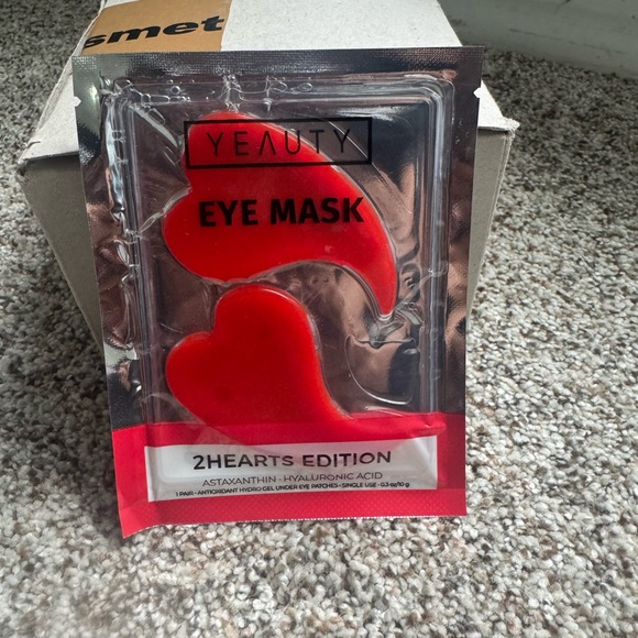 Other | Yeauty Red Eye Mask 2 Hearts Edition | Poshmark